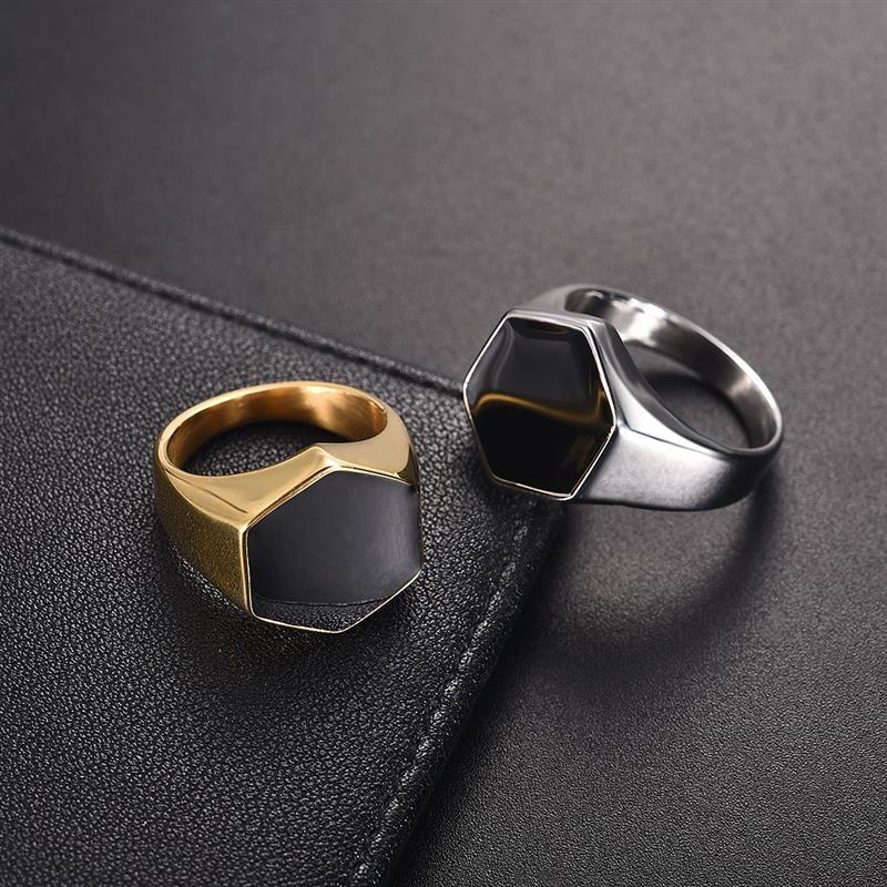 Hexagon Signet Ring | Gentleman Rules