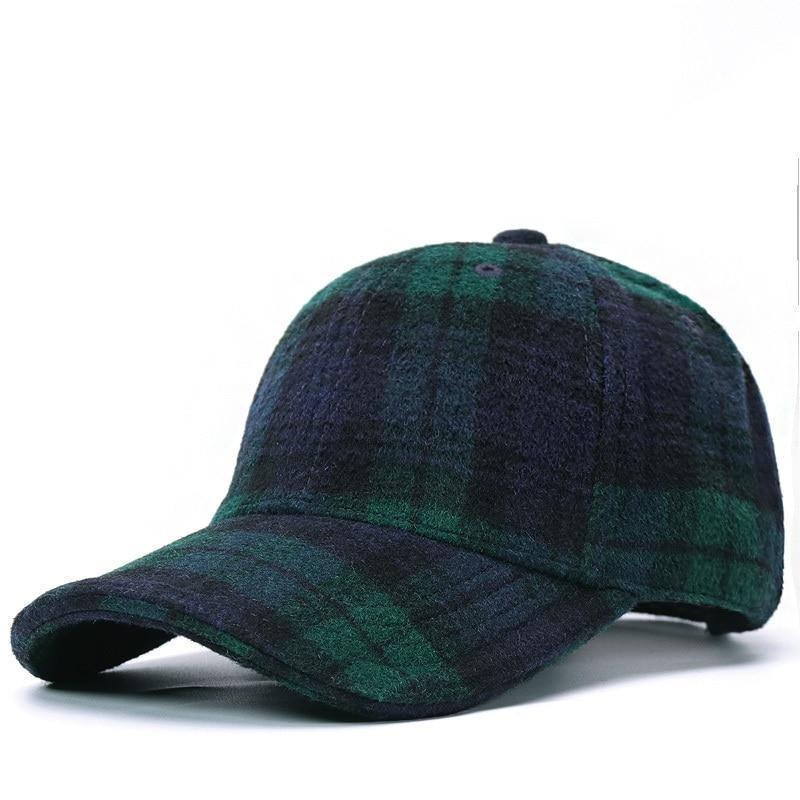 Wool Plaid Baseball Cap | Gentleman Rules