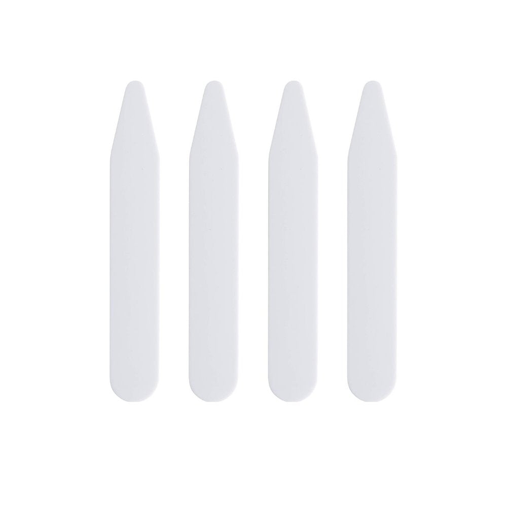 200 Pcs Plastic Transparent Collar Stays | Gentleman Rules