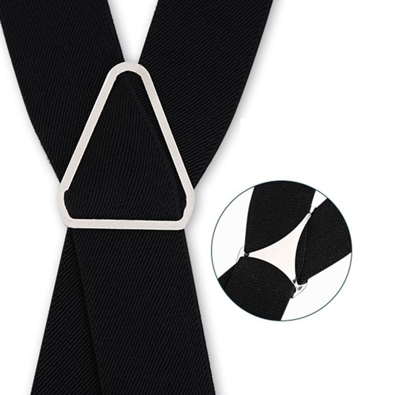 Armando Solid 4 Hook Clip Business Suspenders 25 mm | GR