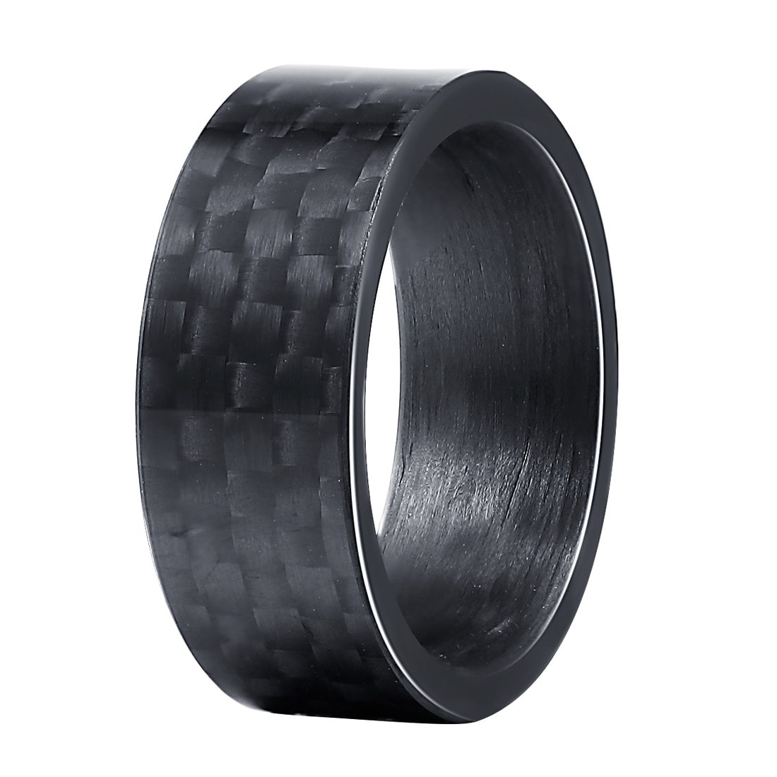 Carbon Fibre Solid Black Ring | Gentleman Rules