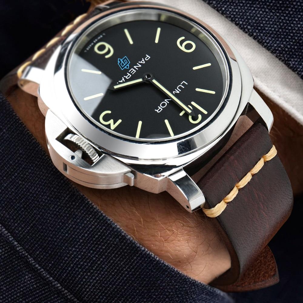 Gaston Tanned Calfskin Watch Strap With Black Tang Buckle | Gentleman