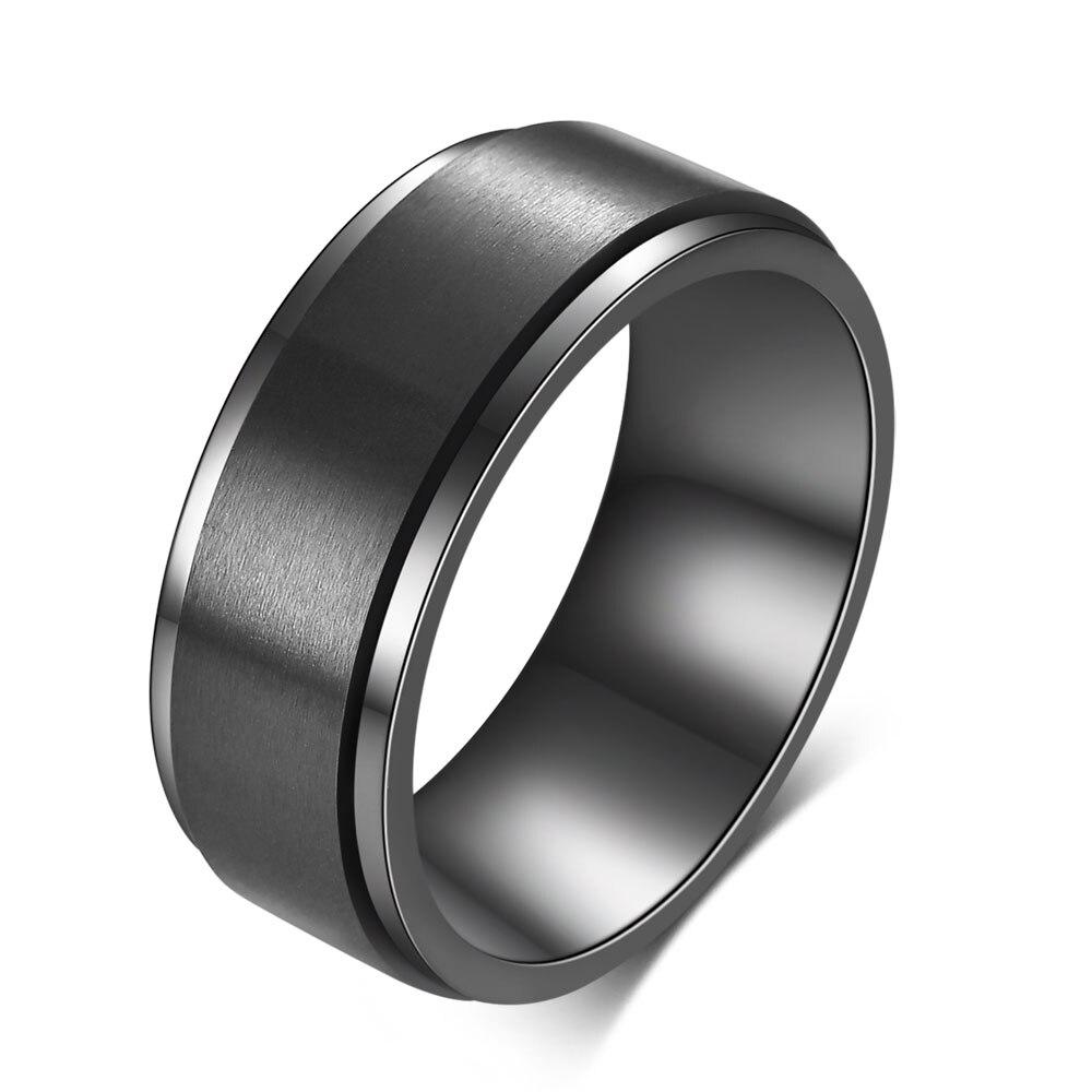 Magnus Brushed Solid Spinner Ring | Gentleman Rules