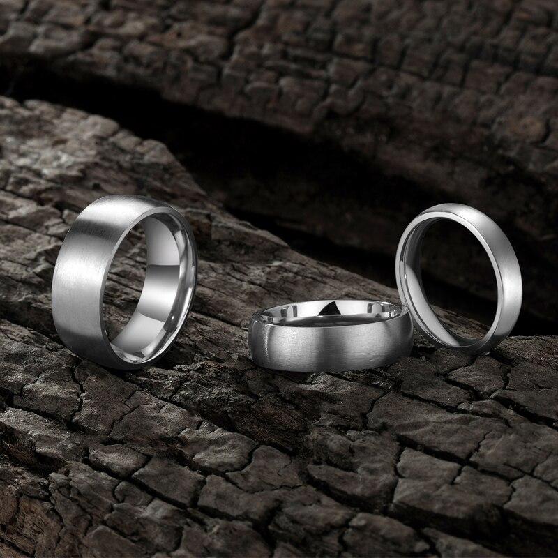 Minimalist Brushed Silver-Tone Titanium Ring | Gentleman Rules
