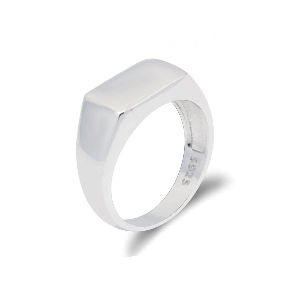 Noah 925 Sterling Silver Signet Ring | Gentleman Rules