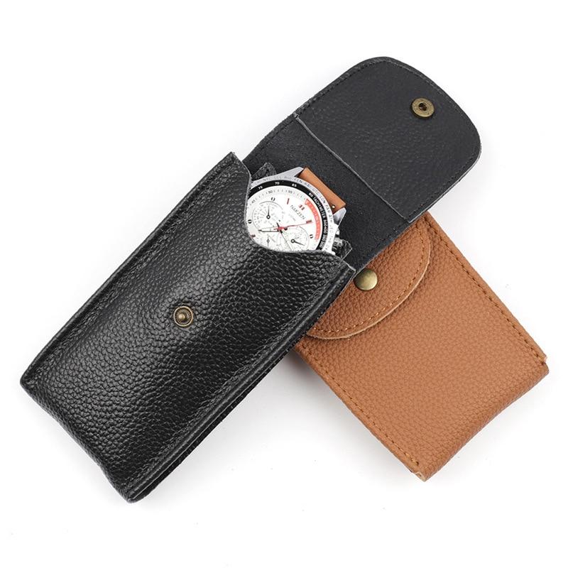 Noe Soft Leather Single Watch Travel Case | Gentleman Rules