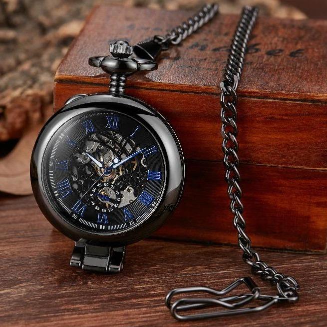 Olaf Orkina Mechanical Skeleton Pocket Noir | Gentleman Rules