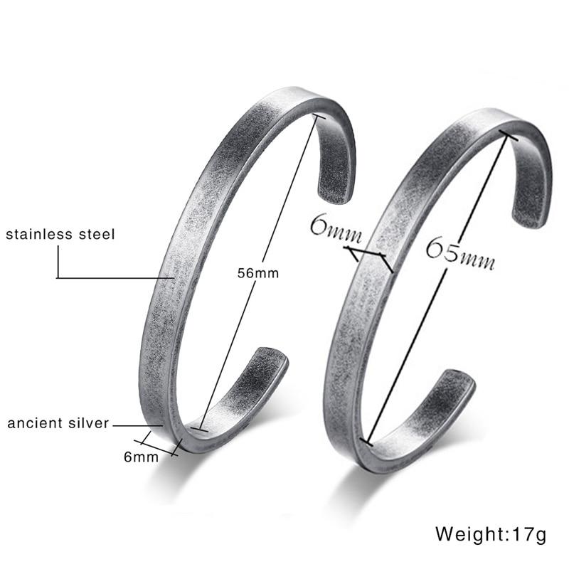 Oscar Stainless Steel Cuff Bracelet | Gentleman Rules