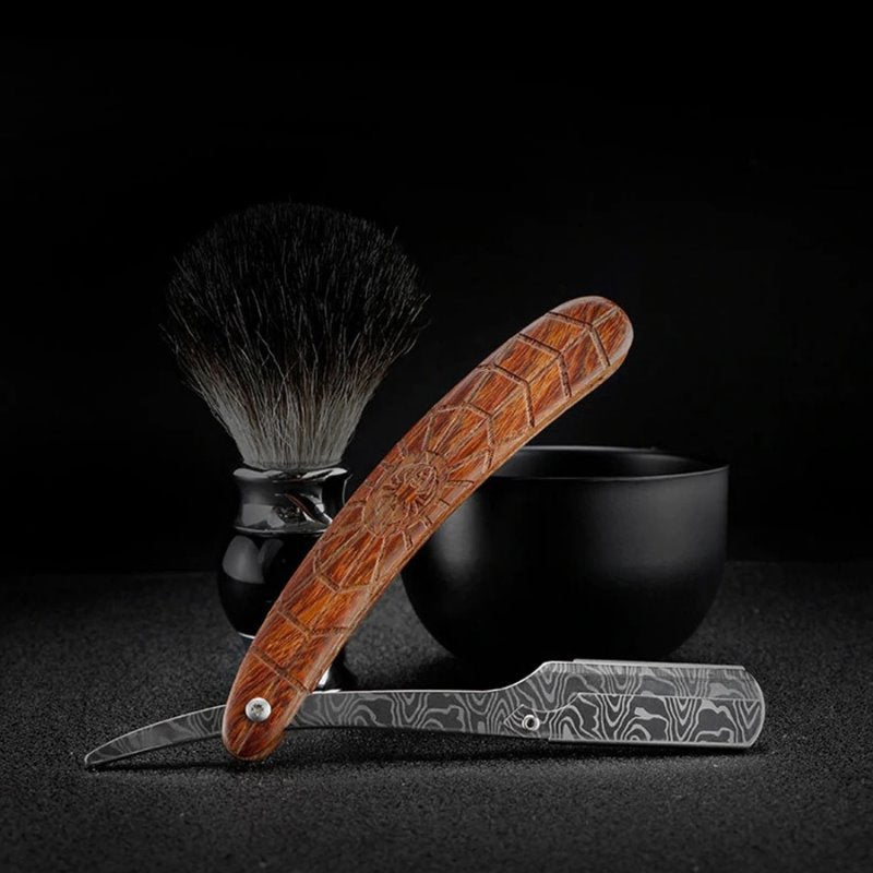 Shavette Shaving Razor With Handmade Wooden Handle | Gentleman Rules