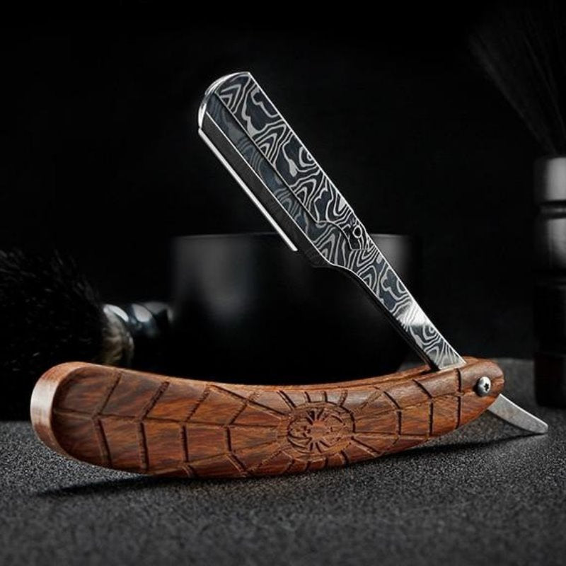Shavette Shaving Razor With Handmade Wooden Handle | Gentleman Rules