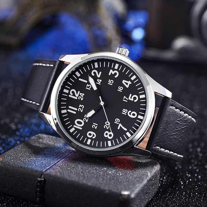 Yves Classic Pilot Watch With Leather Strap | Gentleman Rules